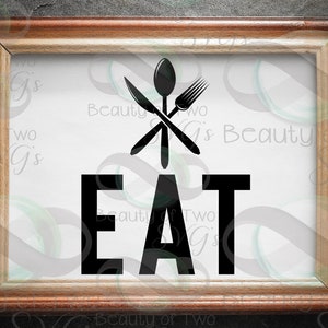Svg Eat Farmhouse SVG | Farmhouse SVG Files| SVG for Kitchen | Svg Home ...