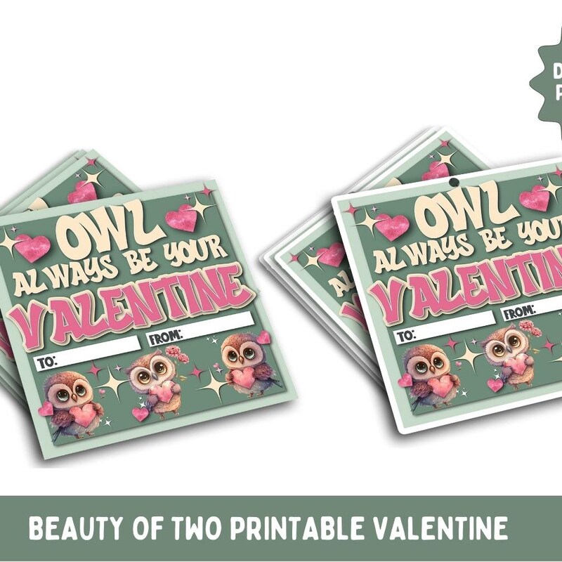 Owl Valentine - Etsy UK