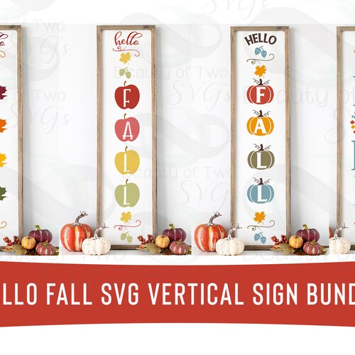 Christmas Vertical SVG Sign Bundle Svg Cut Files and Png 4 - Etsy