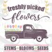 Vintage Truck Svg Spring Farmhouse Svg Spring Fresh Picked - Etsy