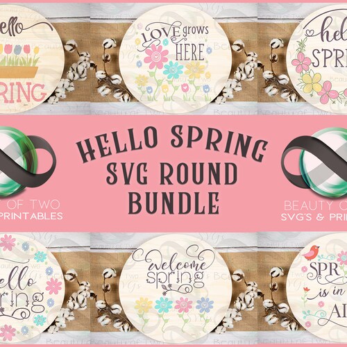 Spring SVG - Etsy