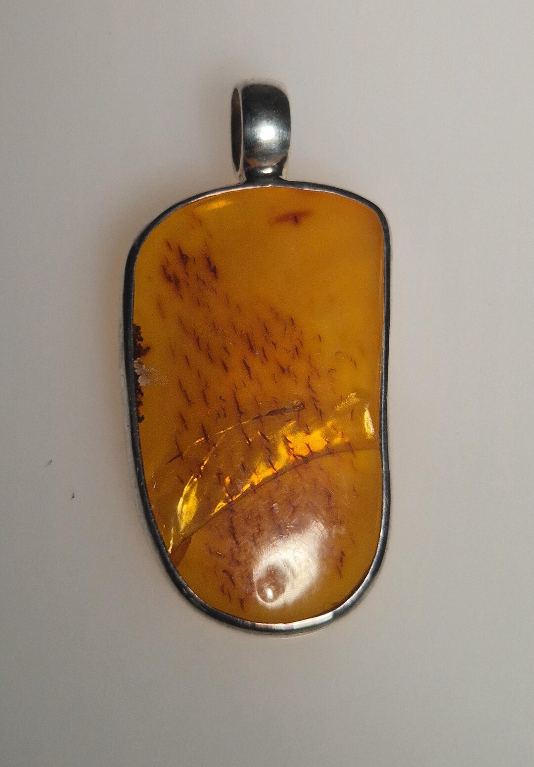 Amber Pendant Silver 925 – Tribal Spirit – Sunburst & Butterscotch ...