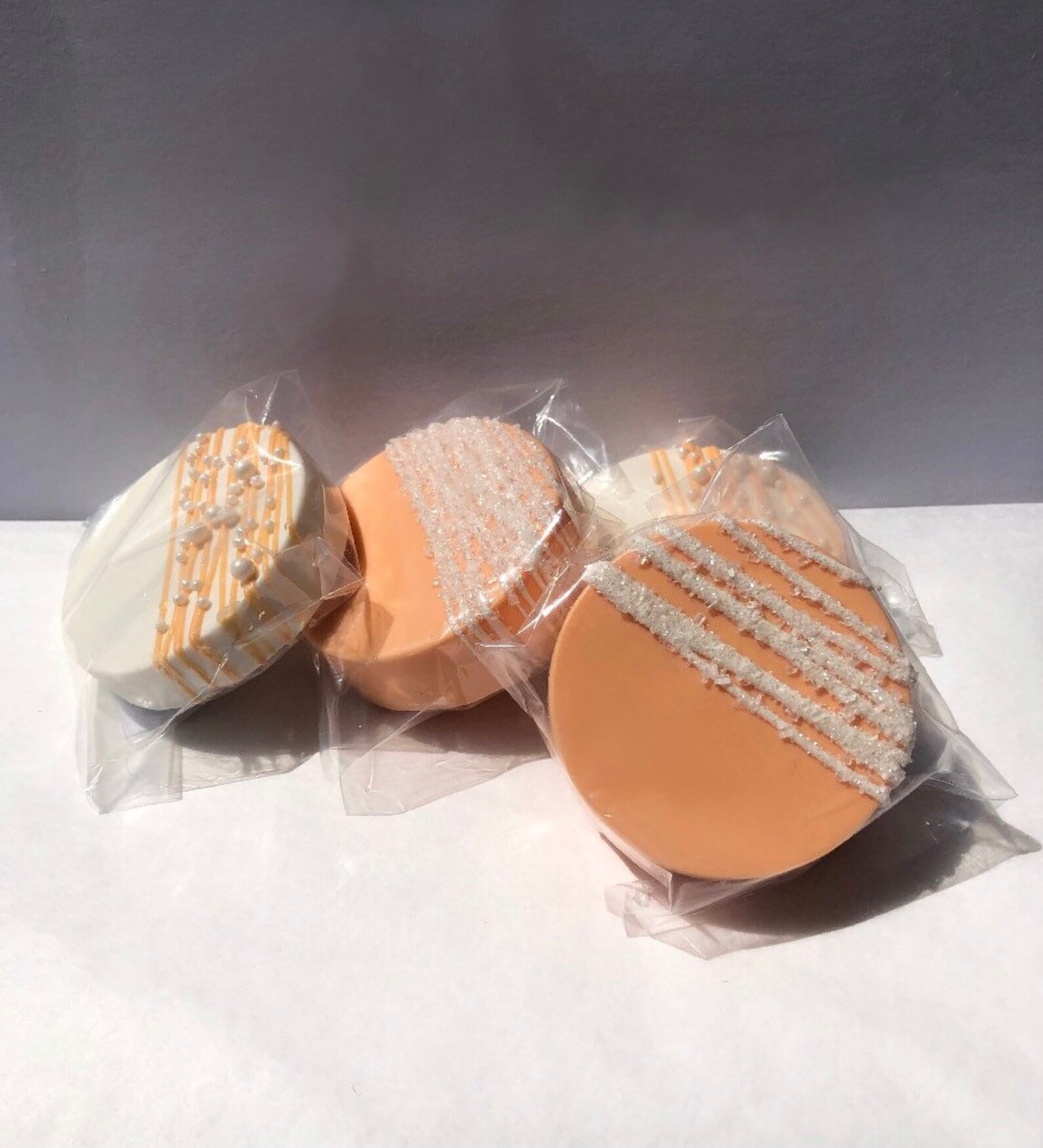 Chocolate Covered Oreos, Peach Color Decorated Oreos, Sweet as a Peach ...