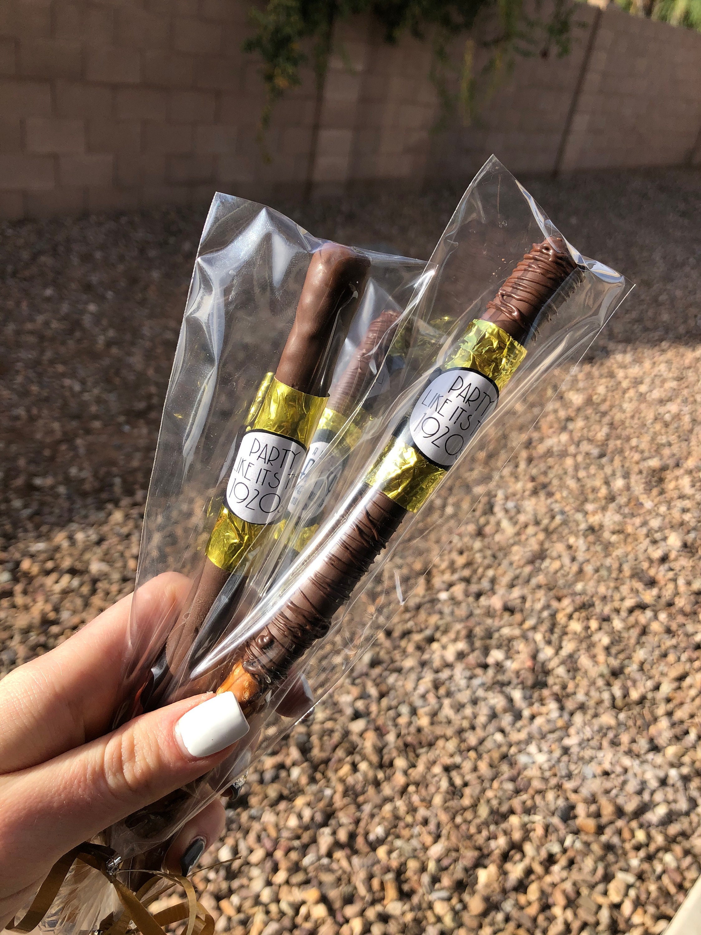 Chocolate Covered Pretzels, Cigar Chocolate Pretzel Rods, Cigar ...