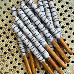 1 Dozen Birch Tree Chocolate Covered Pretzel Rods, Birch Logs, Birch ...