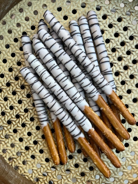 1 Dozen Birch Tree Chocolate Covered Pretzel Rods, Birch Logs, Birch ...
