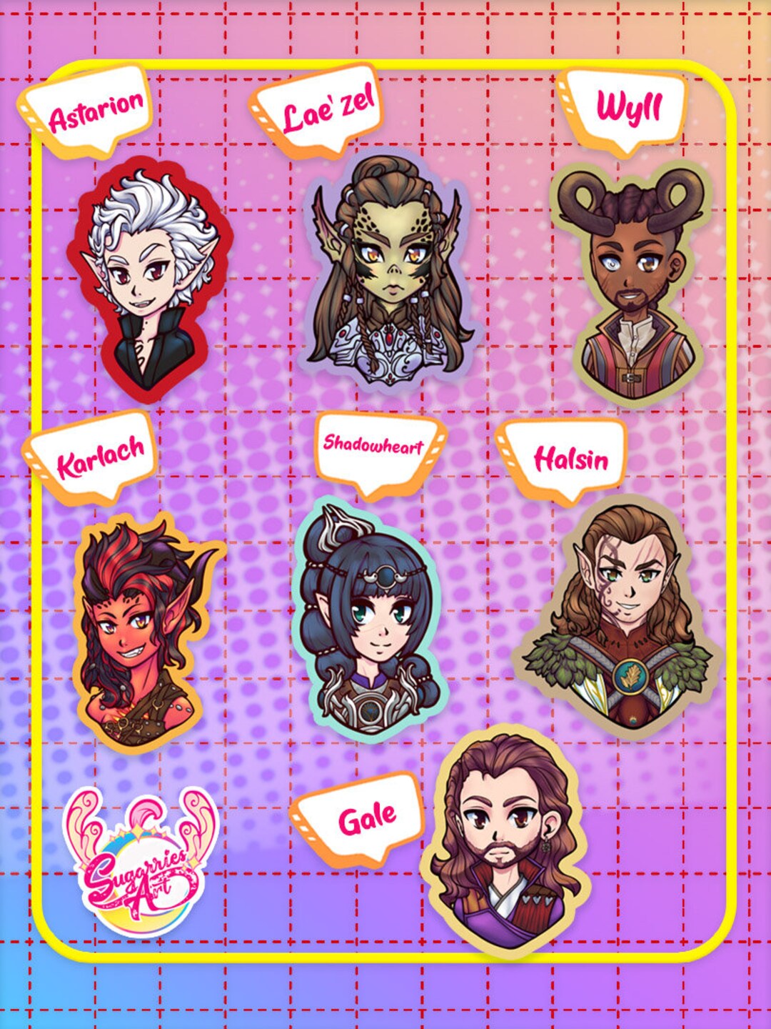 Bg3 Stickers - Etsy