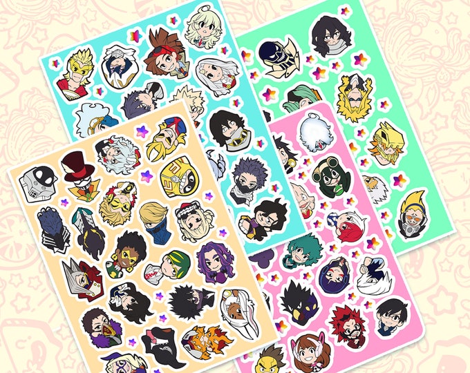 Bnha Halloween Sticker Set - Etsy
