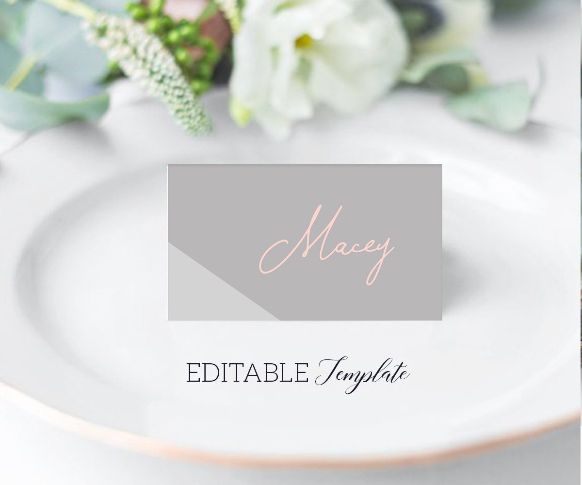 Grey Gift Tags PRINTABLE Sophisticated Thank You Tags - Etsy UK