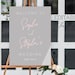 Stylish Grey Welcome Sign TEMPLATE, Dusty Grey Bridal Shower Sign ...