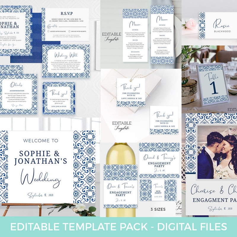 Greek Wedding Invitation - Etsy