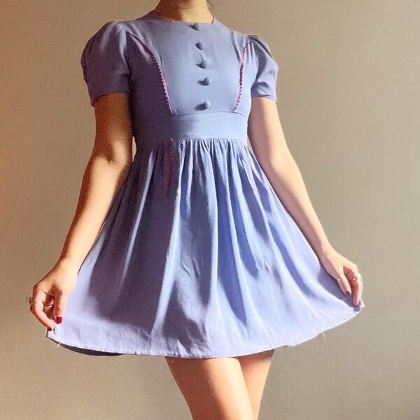 Periwinkle Dress - Etsy