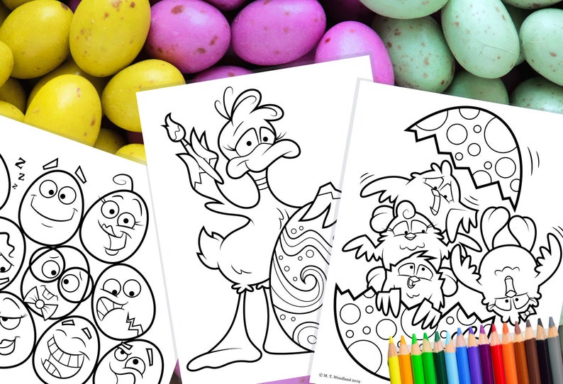 Printable Easter Coloring Pages / Crafts for Kids / Art for Kids ...