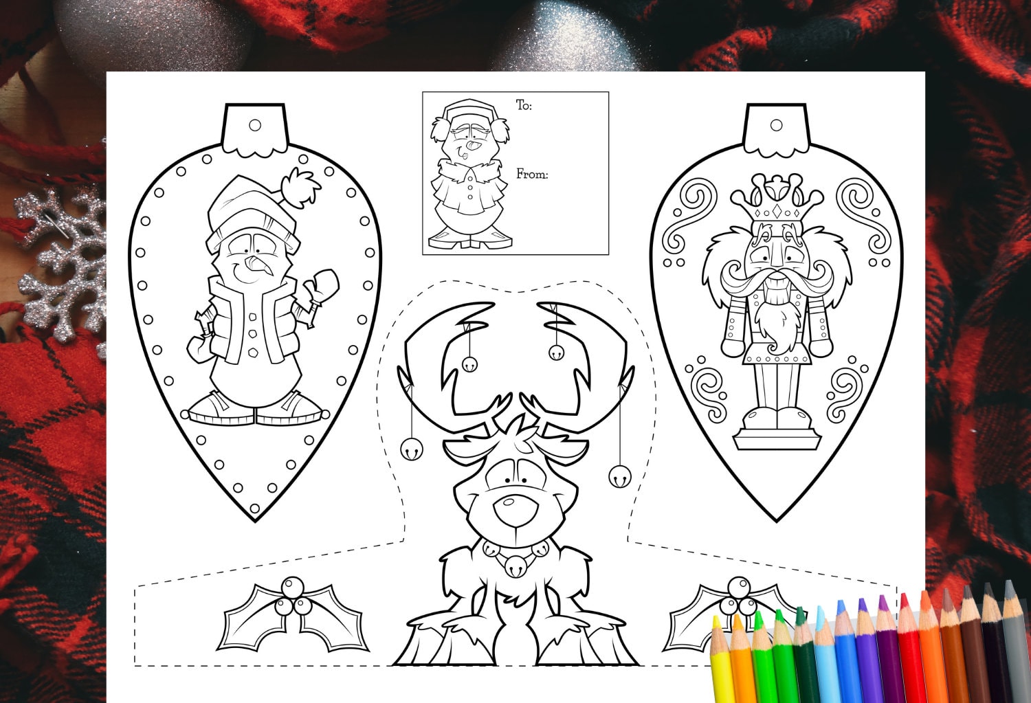 Printable Christmas Coloring Pages / Crafts for Kids / Christmas ...