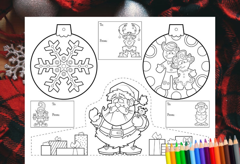 Printable Christmas Coloring Pages / Crafts for Kids / Christmas ...