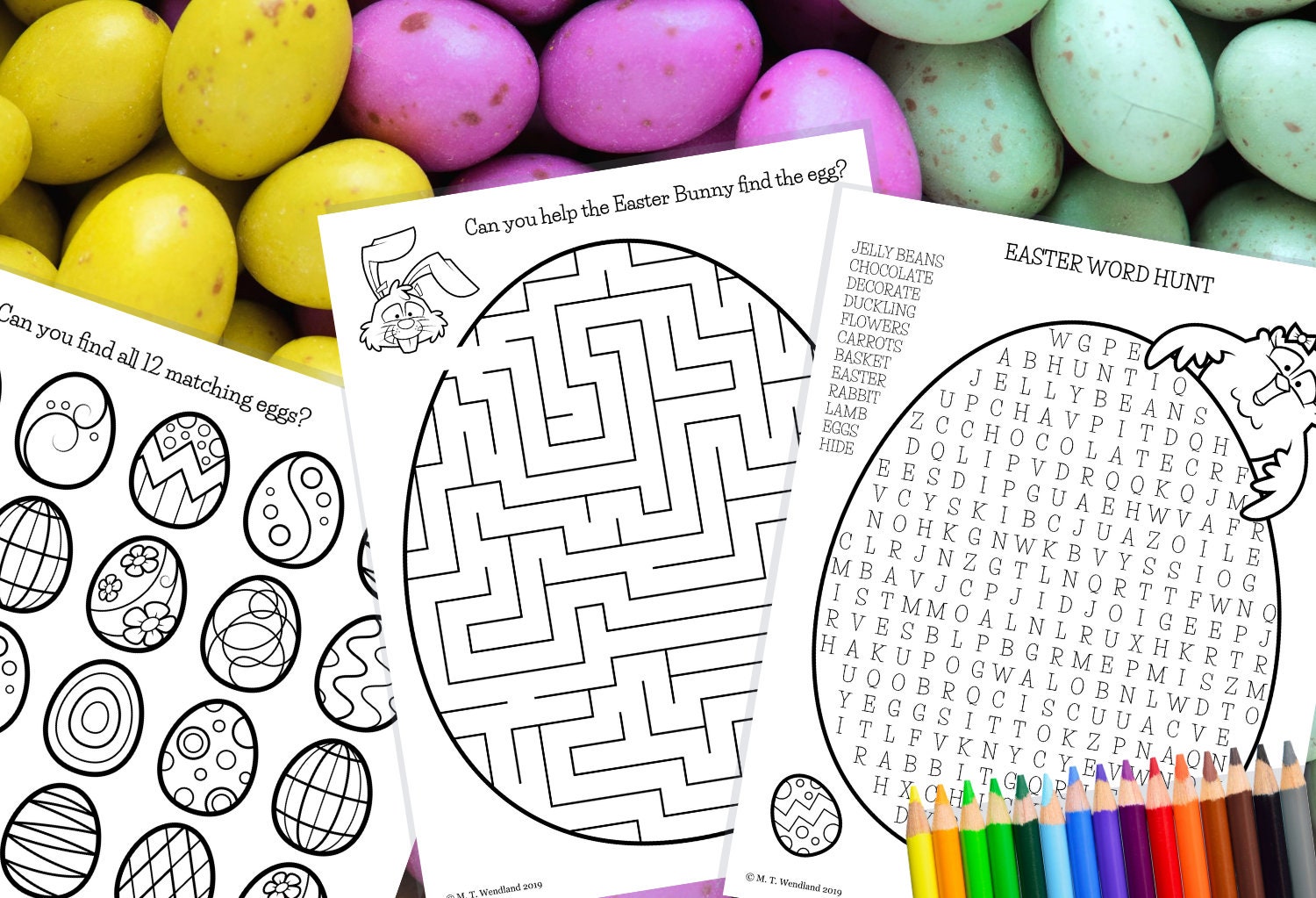 Printable Easter Coloring Pages / Crafts for Kids / Art for Kids ...