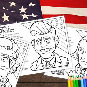 Printable President Coloring Pages / History for Kids / Crafts for Kids ...