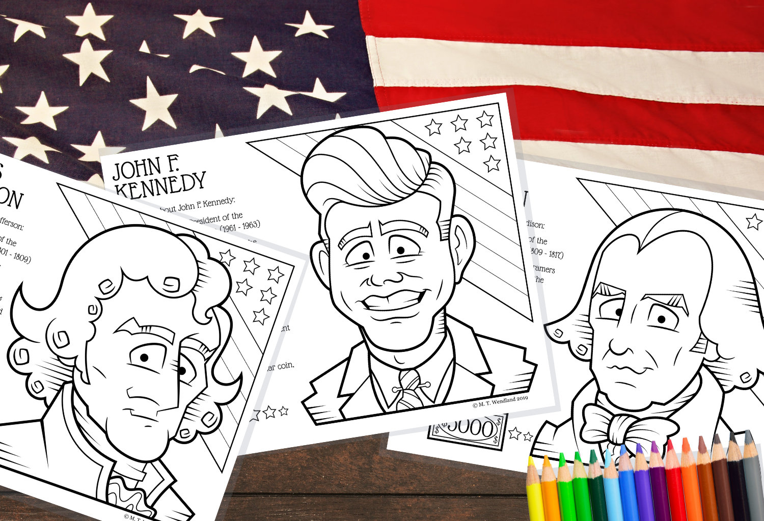 Presidents Day Coloring Pages