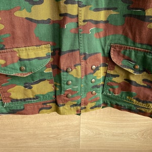 Vintage Belgium Camo Jacket Paratrooper Smock, Jigsaw Camo Airborne ...