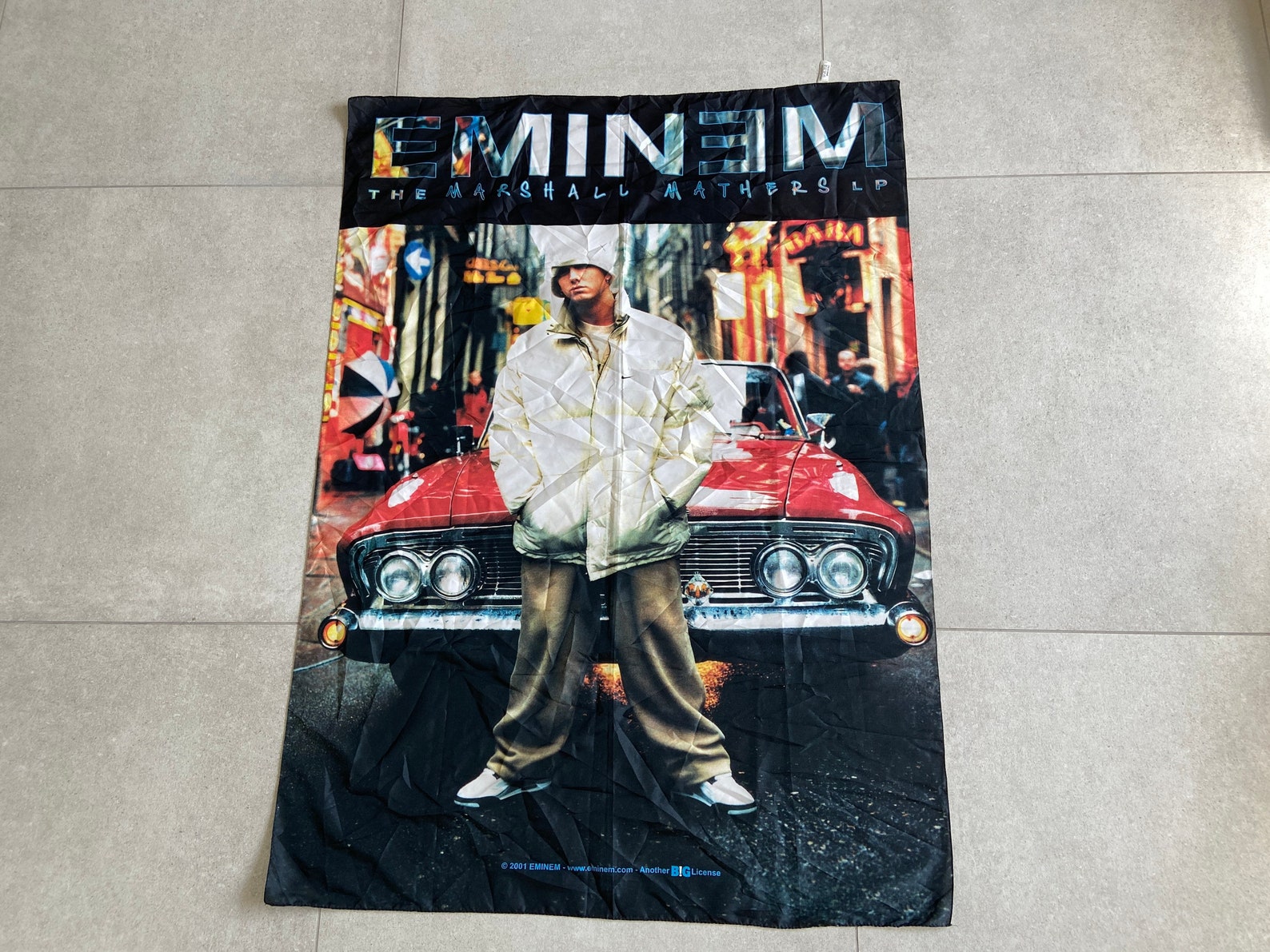 Vintage EMINEM Banner Y2K Textile Poster Marshall Mathers LP - Etsy ...