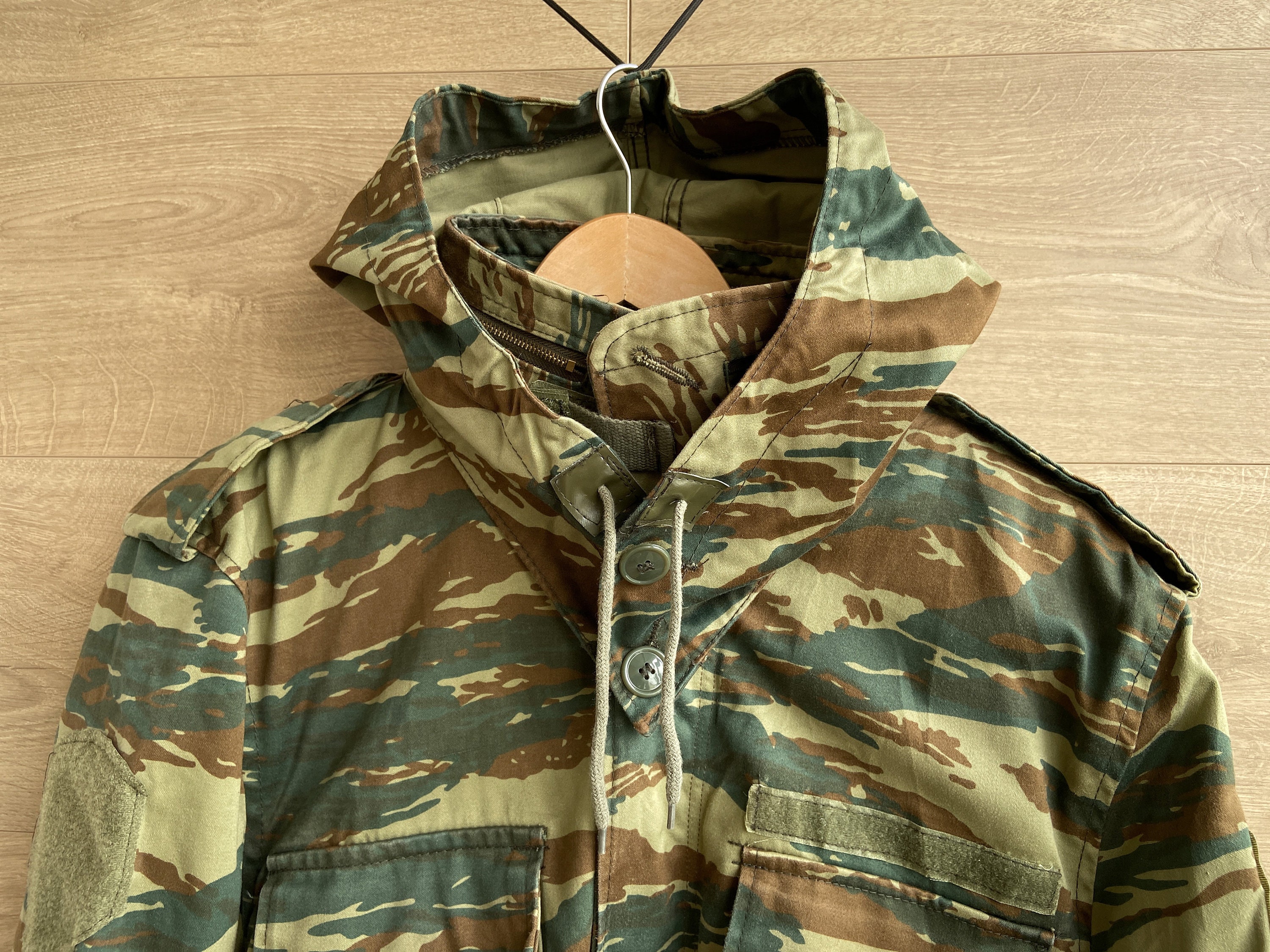 Vintage Lizard Camo Jacket, Field Jacket M65 Style, Greek Army Jacket ...