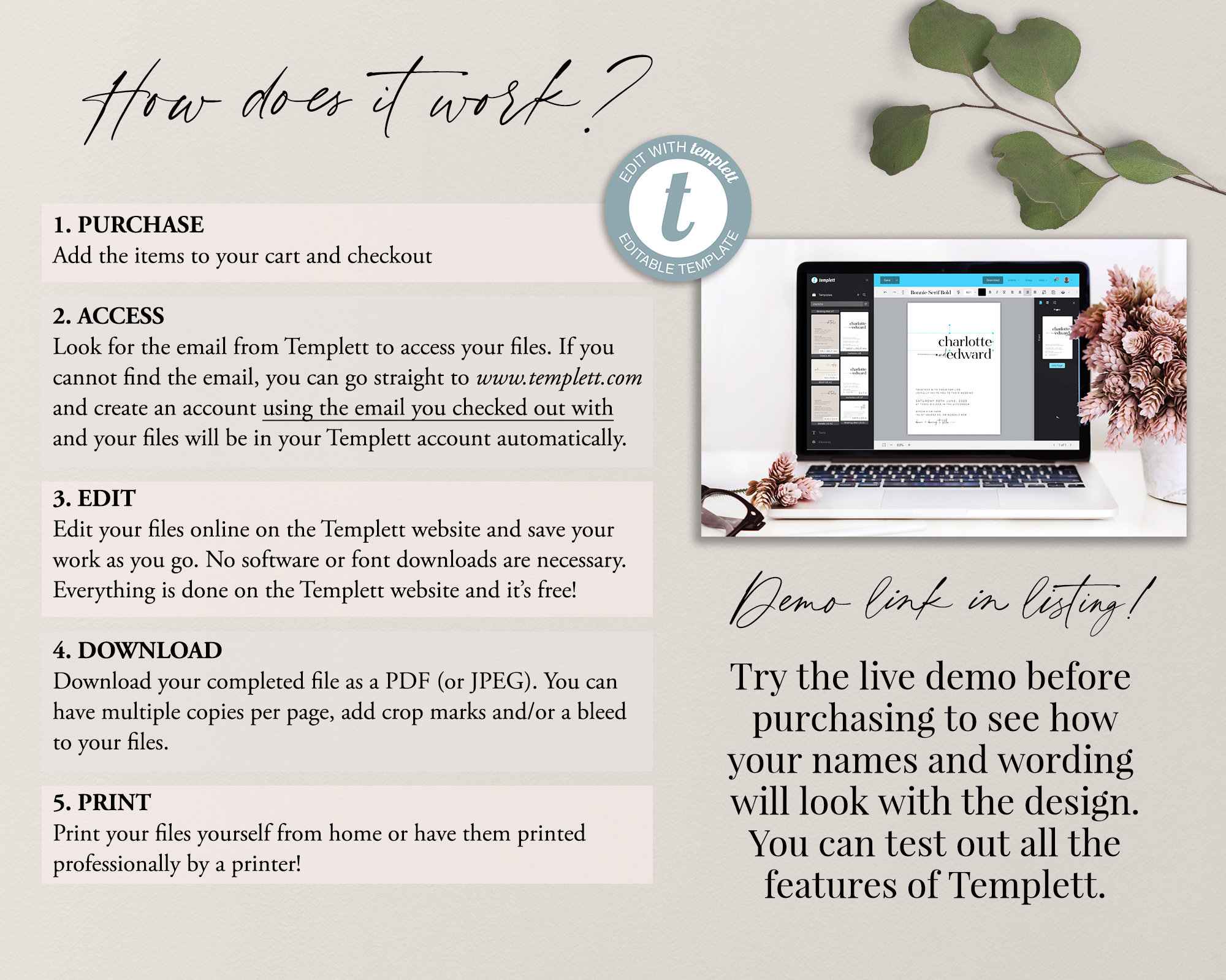 Editable Sign Template 8x10 Printable Sign Custom Sign - Etsy Canada