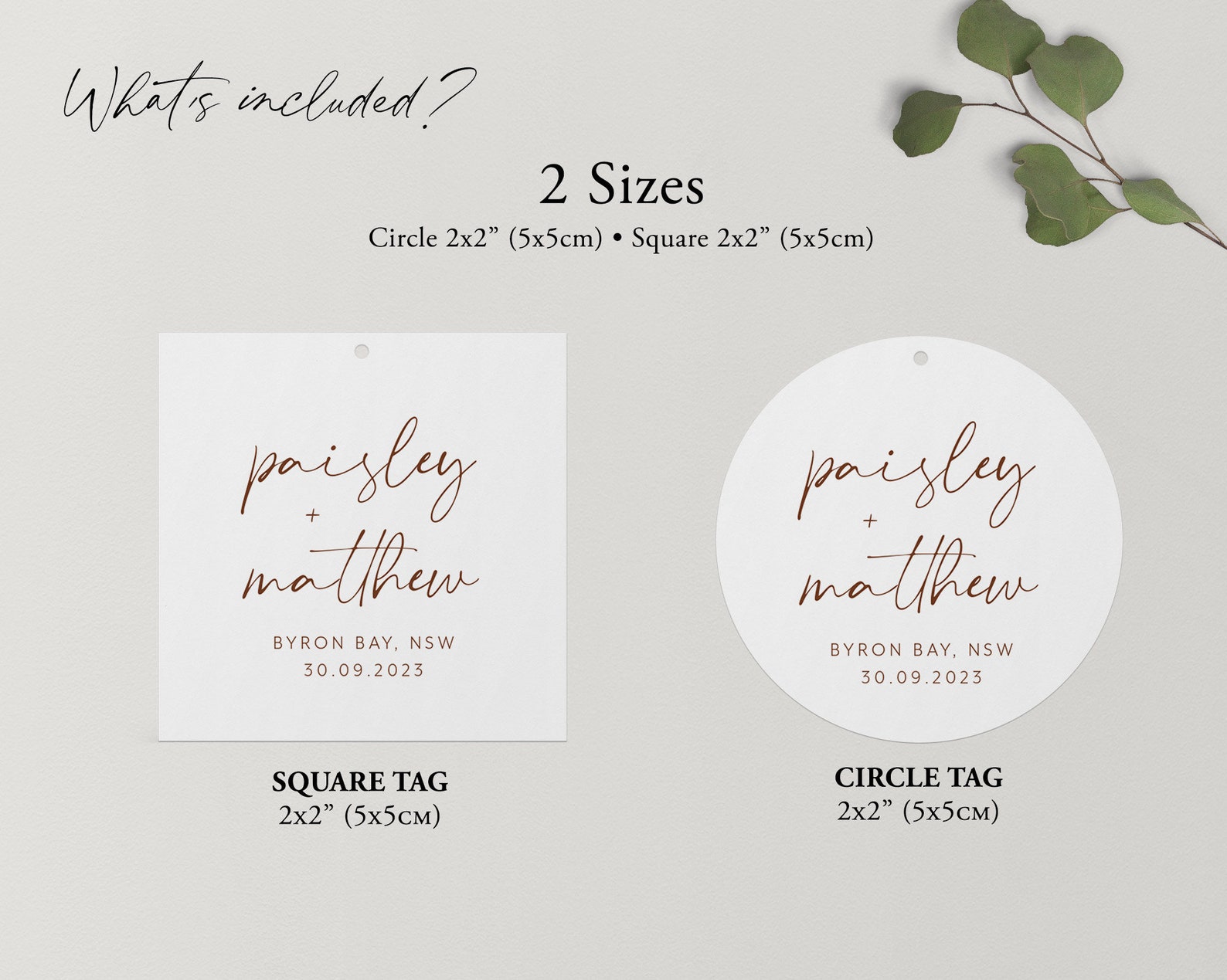 Round Wedding Gift Tags Thank You Gift Tags for Wedding | Etsy