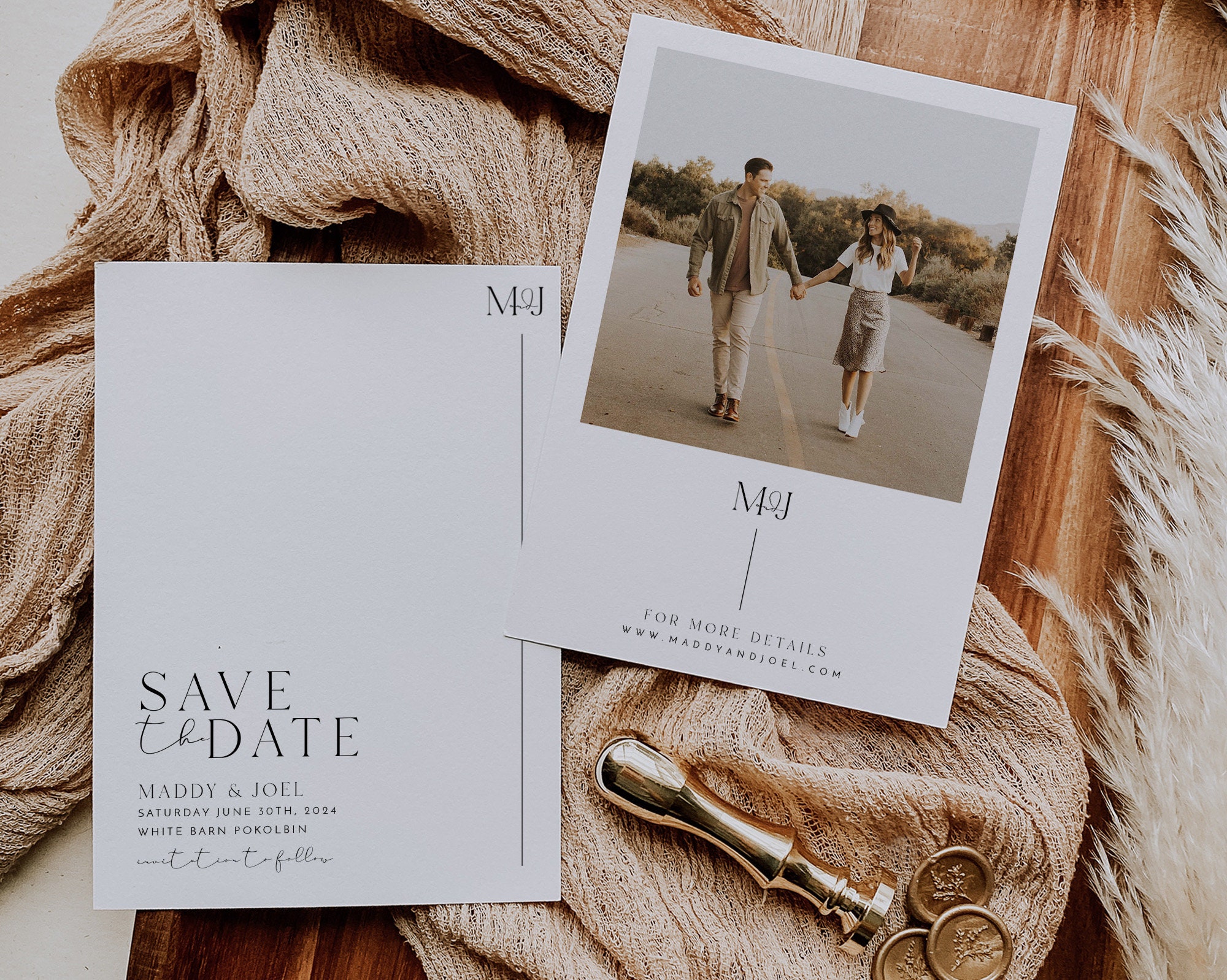Save The Date Template Photo Save The Date Editable Save Our Etsy 