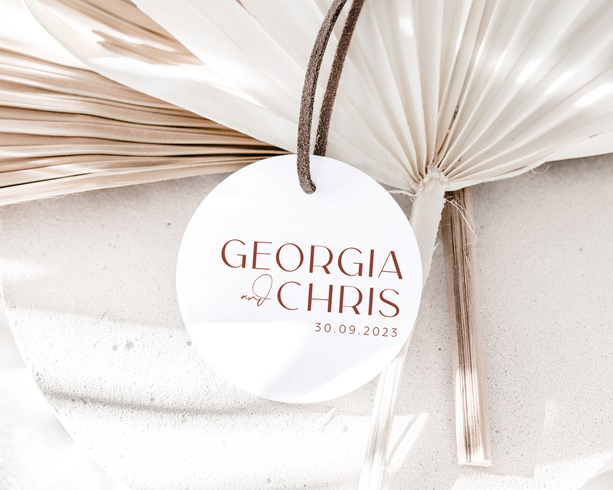 Square Wedding Gift Tags Minimalist Wedding Favour Tags - Etsy