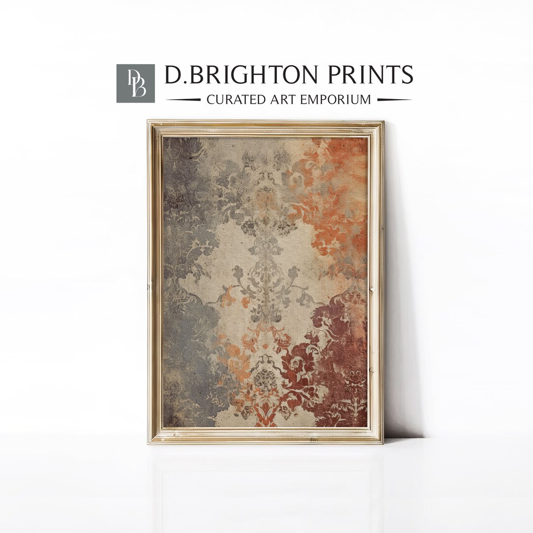 Vintage Floral Textile | Antique Tapestry Digital PRINTABLE | Old Rug ...
