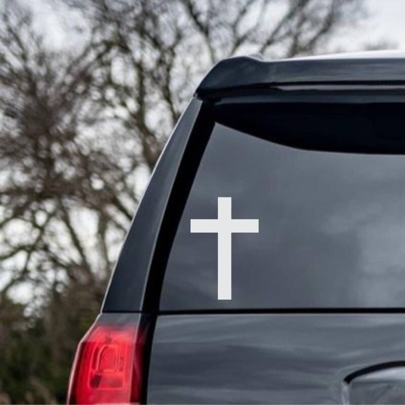 Cross Decal - Etsy