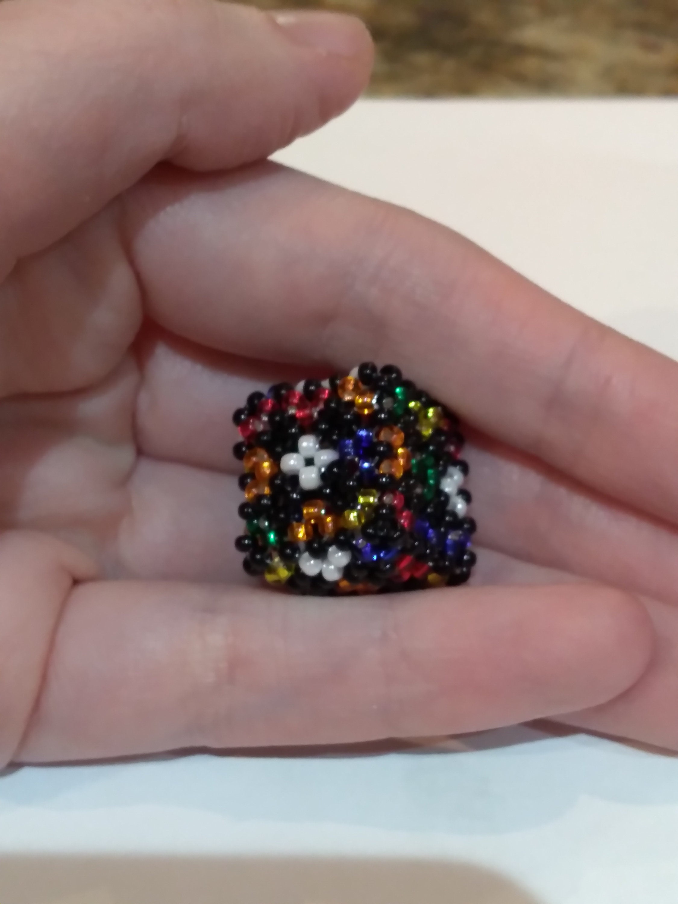 Beaded Rubiks Cube - Etsy
