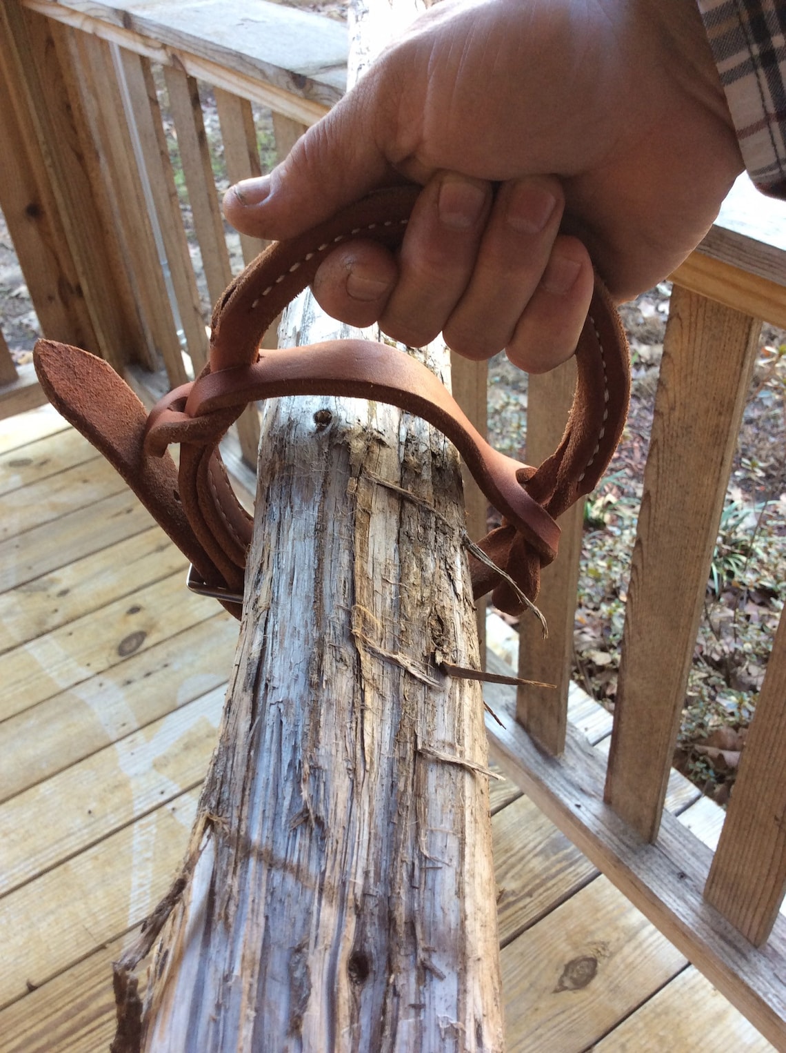 Amish Made Leather Night Latch - Etsy