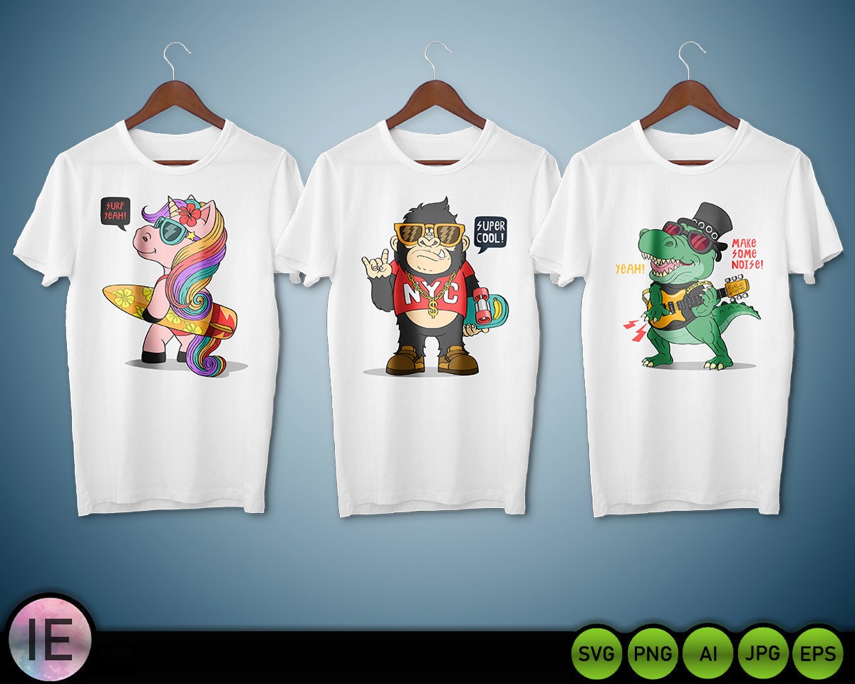 7 Cartoon Bundle Design Pack Svg Bundle, Lovely Bundle Pack Svg, SVG ...