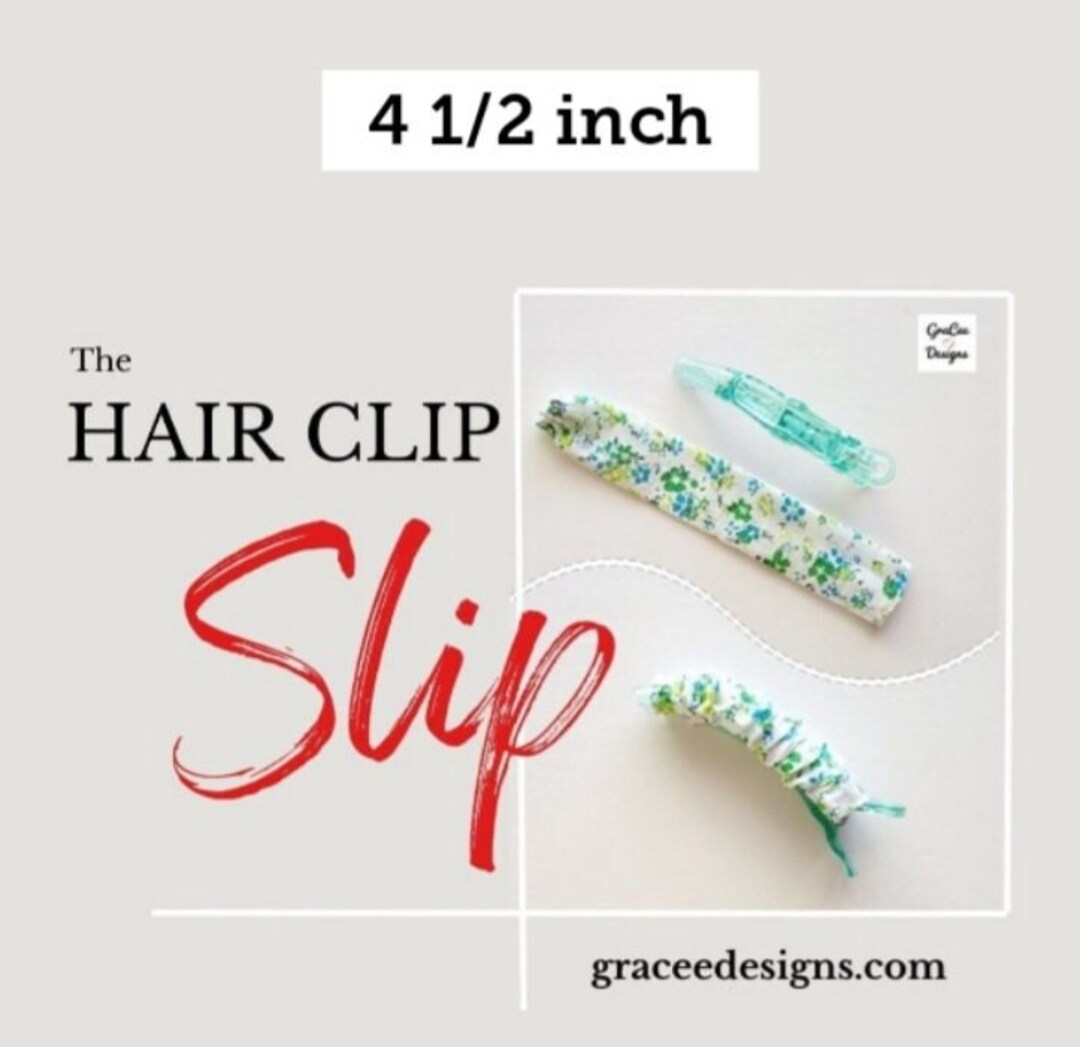 Hair Clip Slip, 4 1/2 Inch, the Clip Slip for Hair, Hair Accessories ...