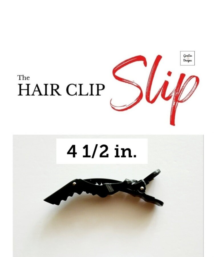 Hair Clip Slip 4 1/2 Inch the Clip Slip for Hair Hair - Etsy
