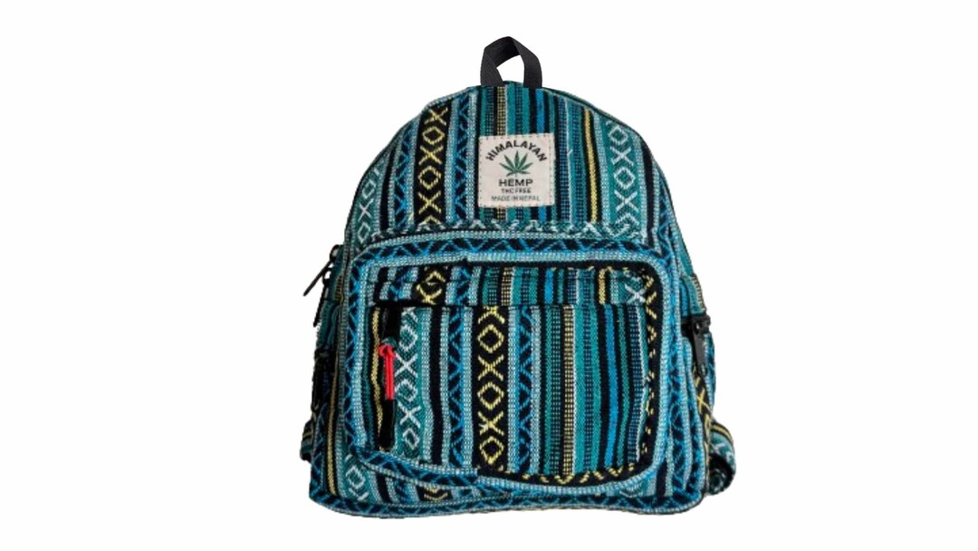 Mini Size Hemp Back Pack for Girl Women. Small Cute Day Pack for School ...