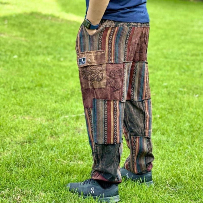 Patchwork Pants - Etsy