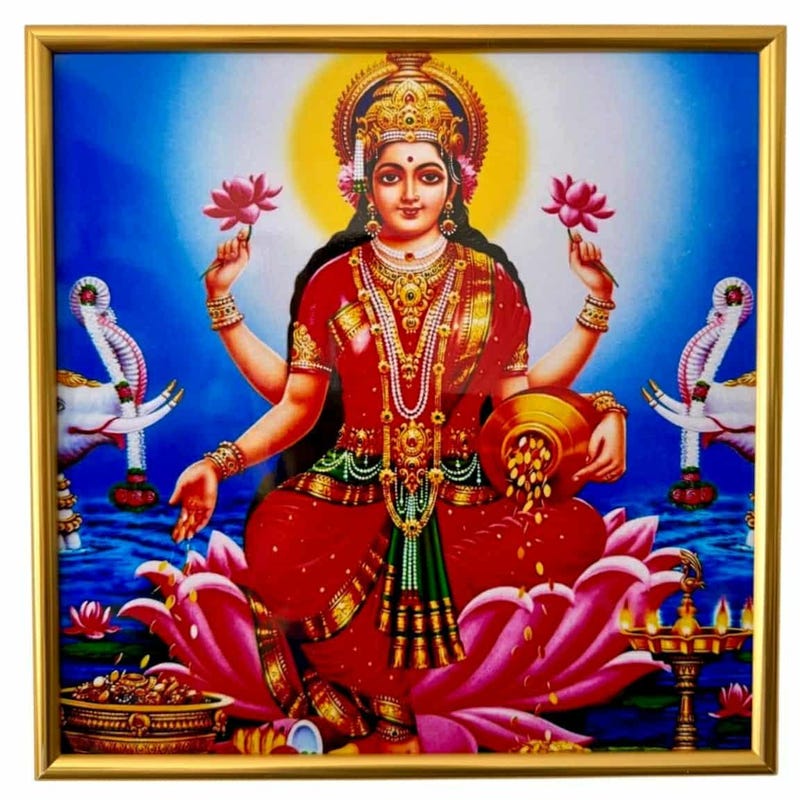 Laxmi Mata Photo Frame - Etsy
