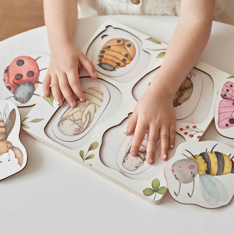 Wooden Bug Puzzles - Etsy