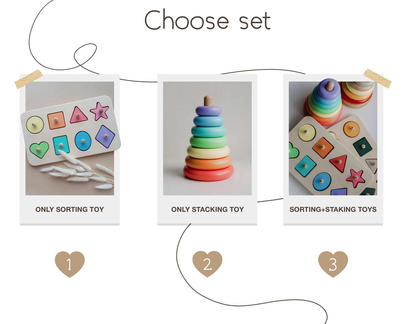 Color Sorting Toy, Geometric Puzzle, Montessori Toys, Wooden Toys, Baby ...