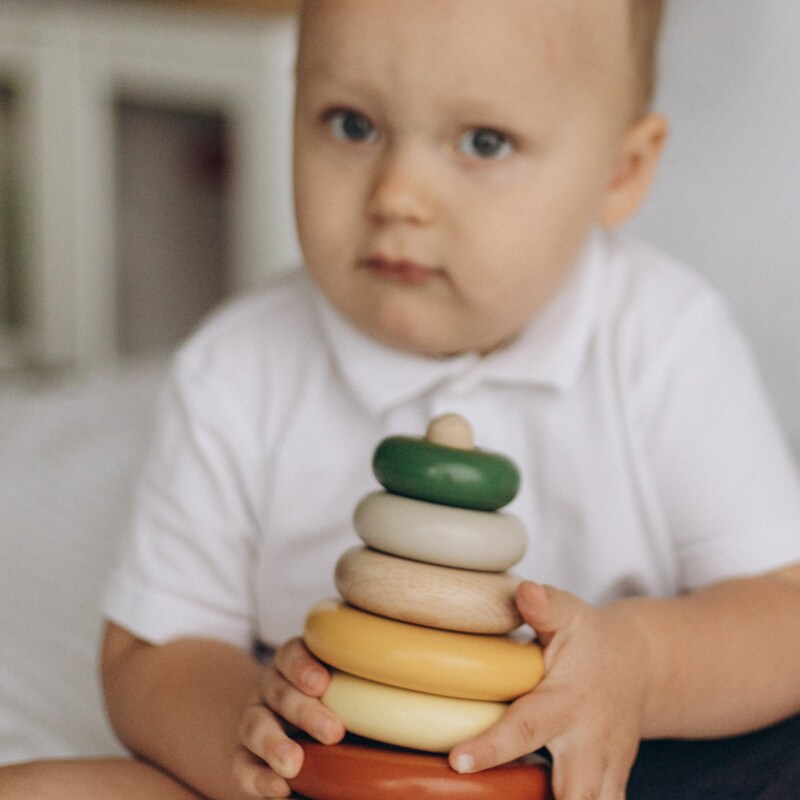 Wood Stacking Toy - Etsy