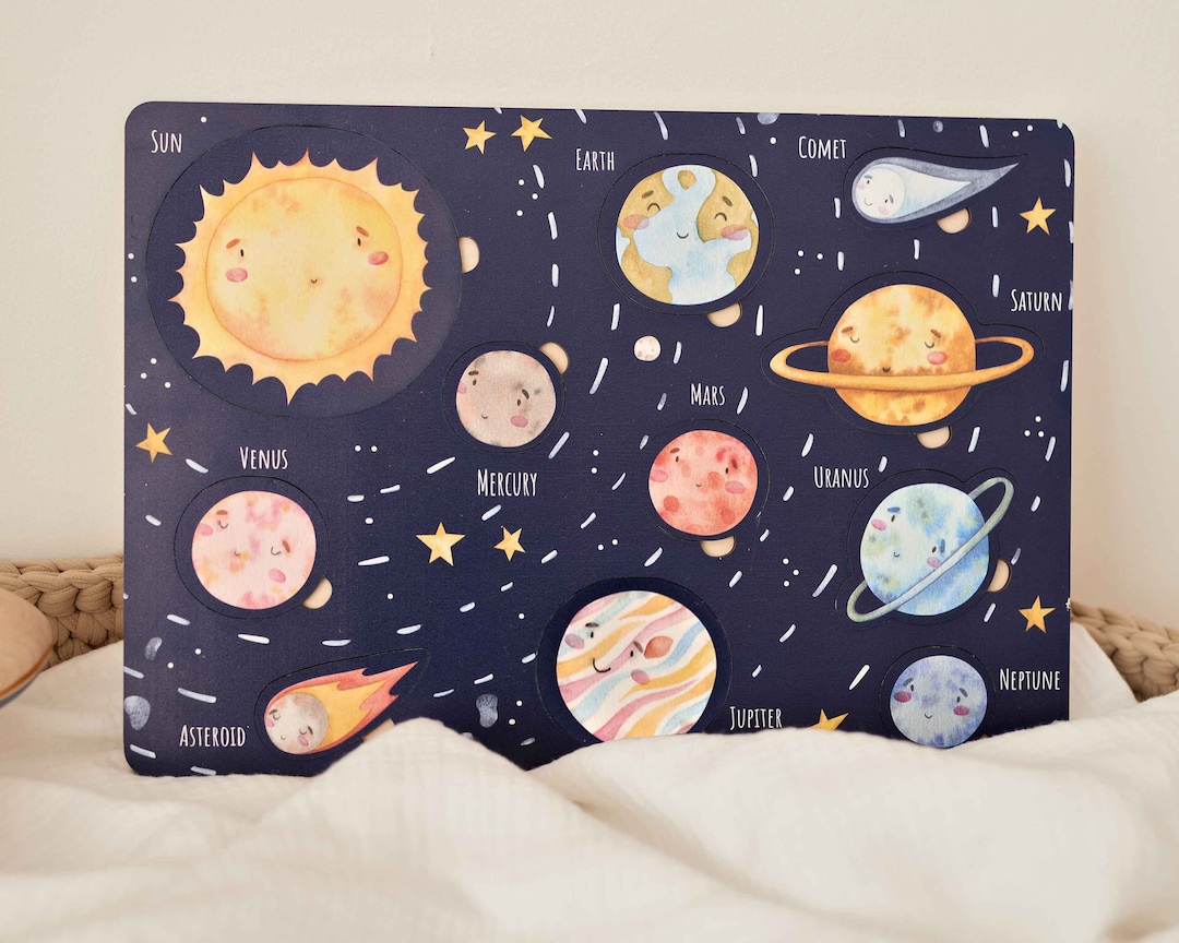 Sorter-puzzle Structure of the Solar System School Puzzle - Etsy