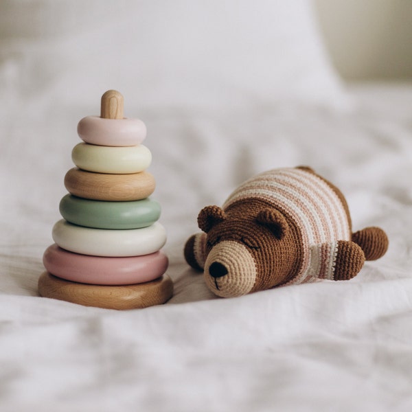 Wooden Stacking Toys - Etsy