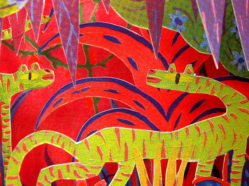 Tiger Pop-up Card - Etsy