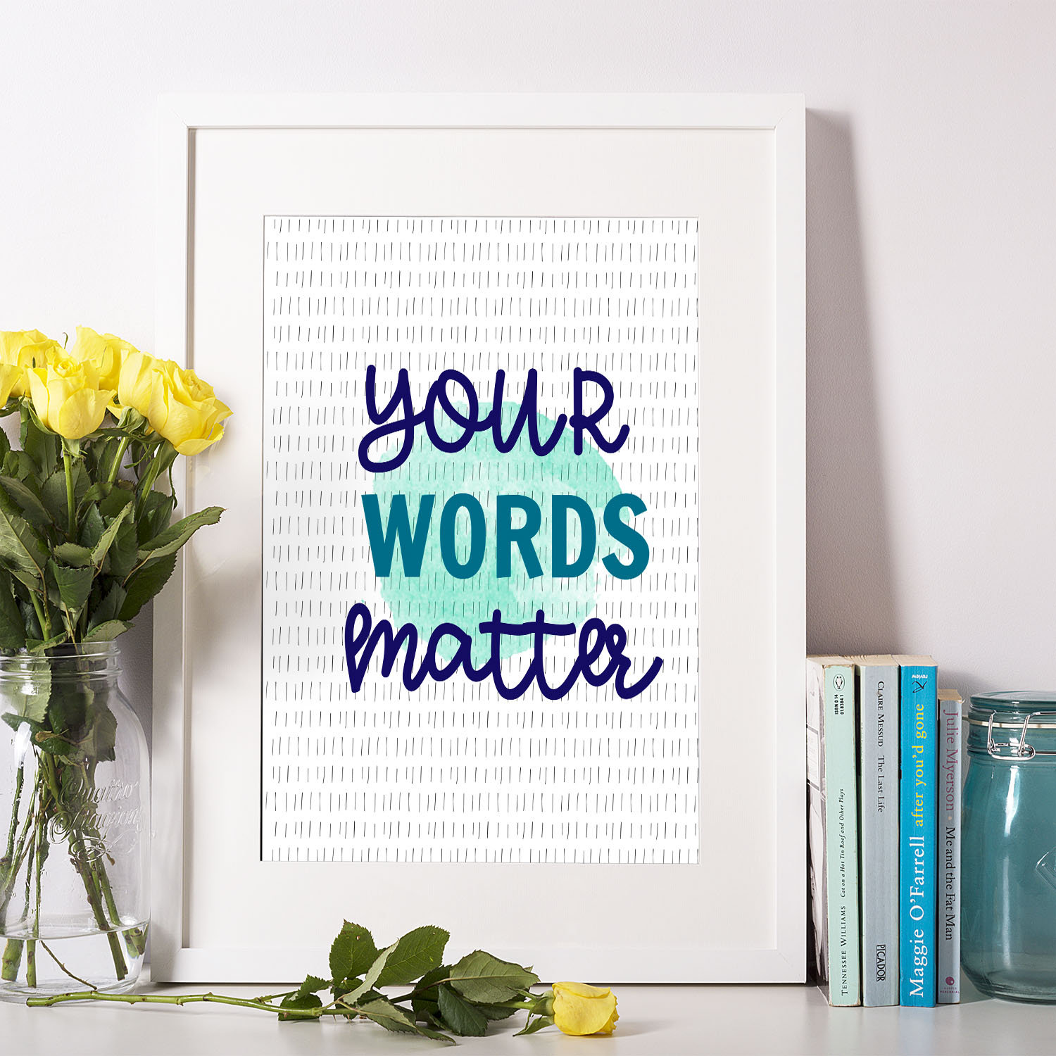 Your Words Matter- A Colorful Printable to Your Speech Therapy Room and ...