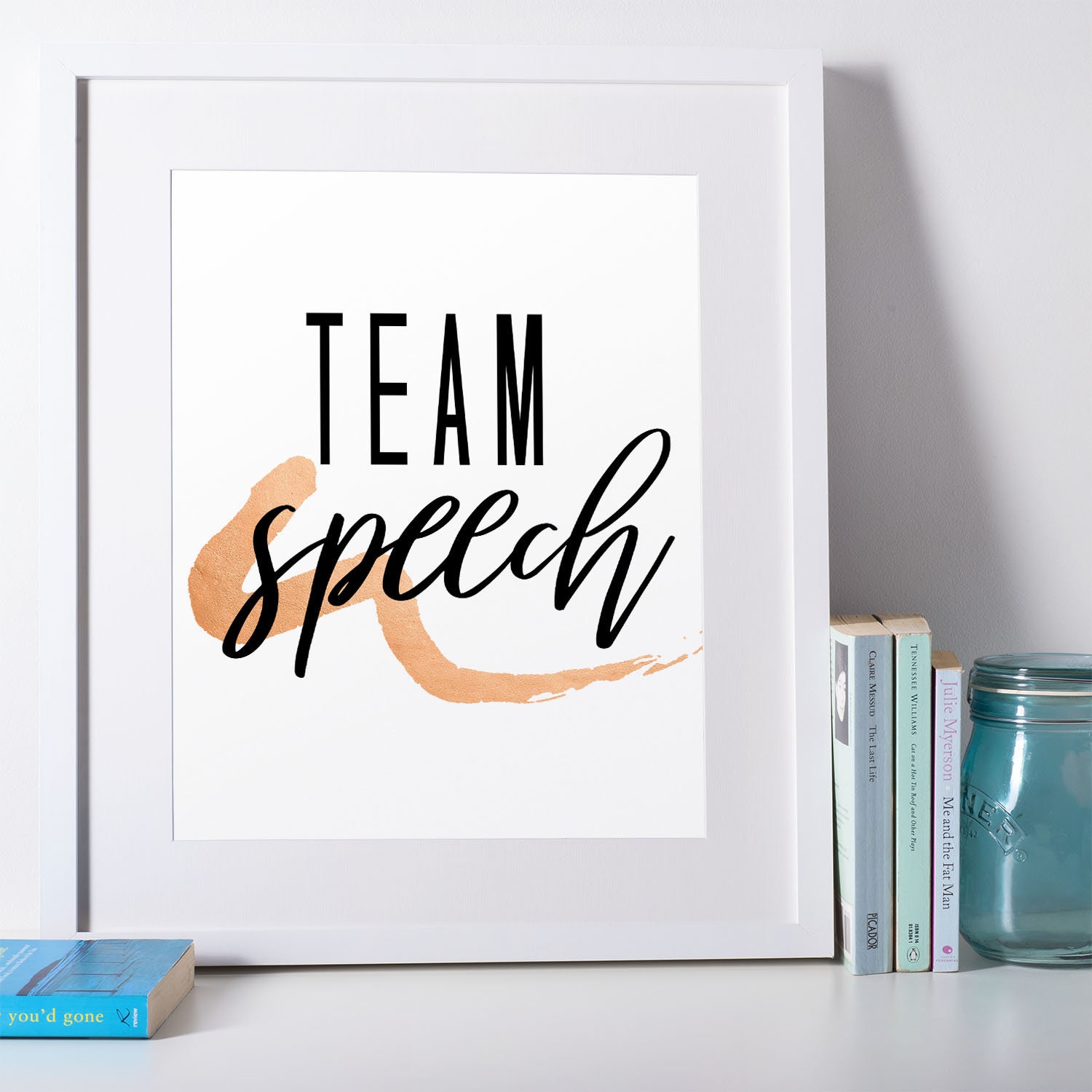 Team Speech! Proudly Hang This Printable in Your Speech Room or Office ...