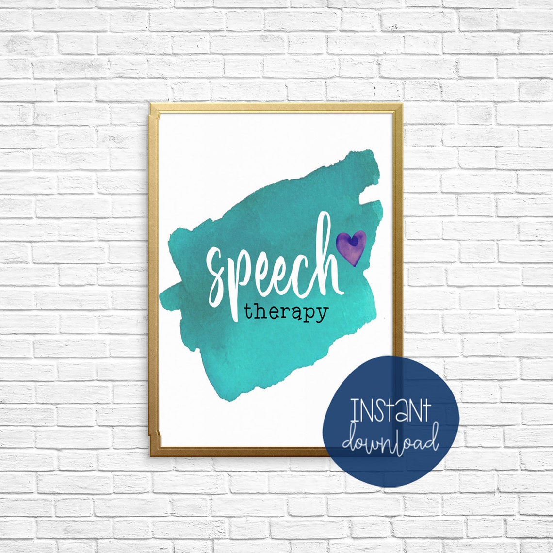 I Love Speech Therapy! Show Your Love for Your Profession by Treating ...