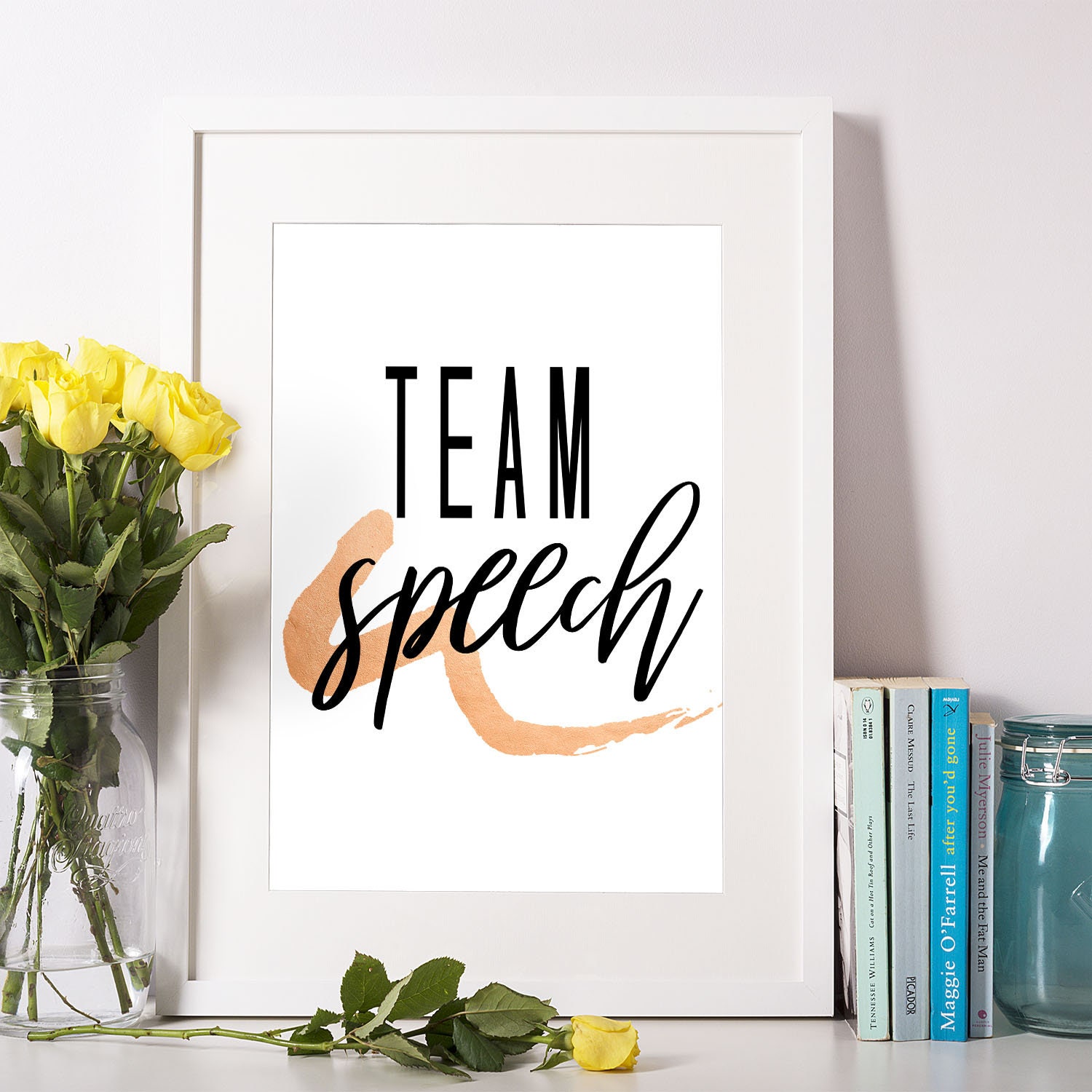 Team Speech! Proudly Hang This Printable in Your Speech Room or Office ...