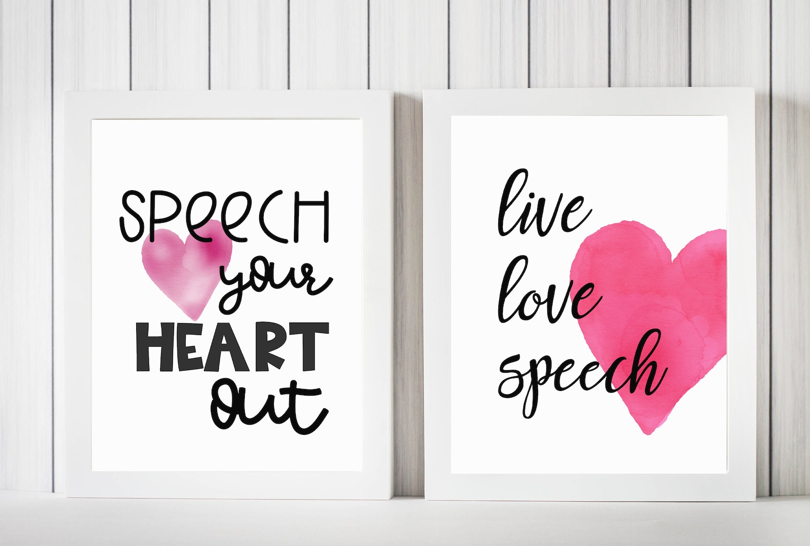 Live Love Speech/ Speech Therapy Decor/Speech Pathologist | Etsy